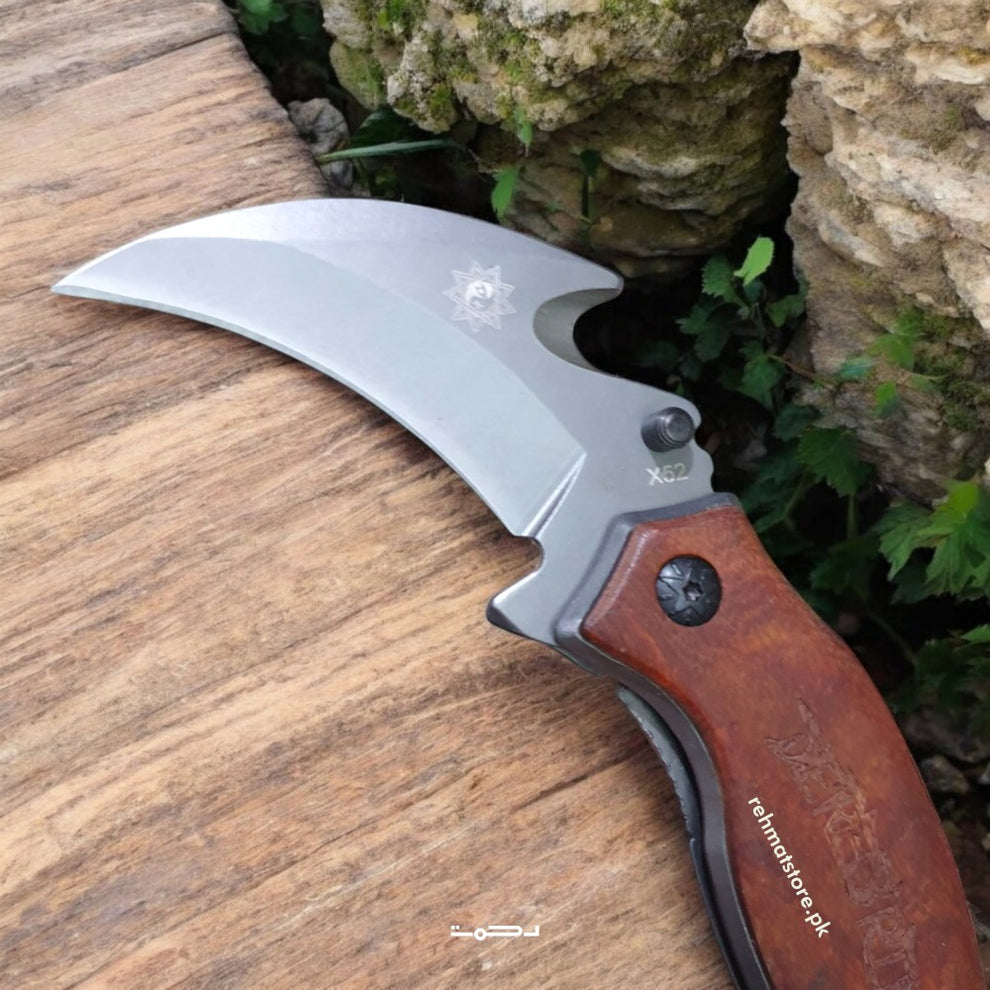 DERESPINA X52 Folding Karambit Knife – Rehmat Store Pakistan